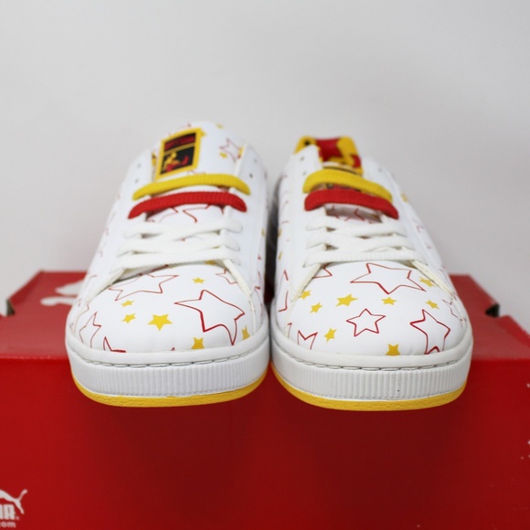 Puma | Shoes | Puma X Vaughn Bode Basket Ii White Red Yellow Star ...